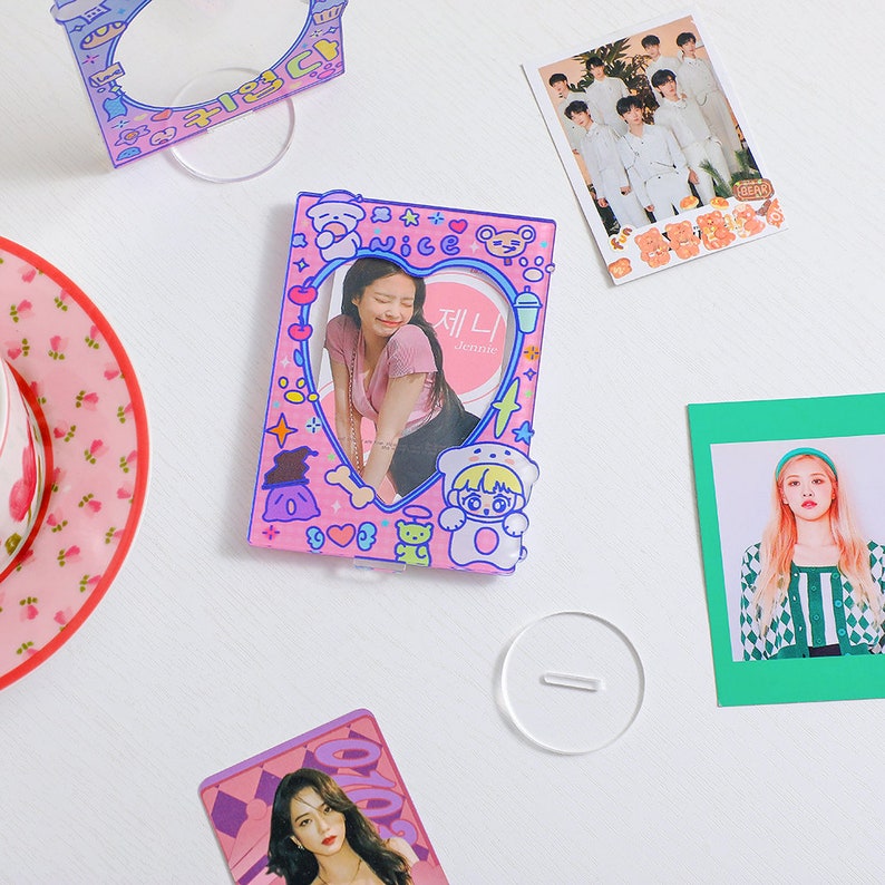 Kawaii Acrylic Photo Frame Korean KPOP Photocard & Instax - Etsy
