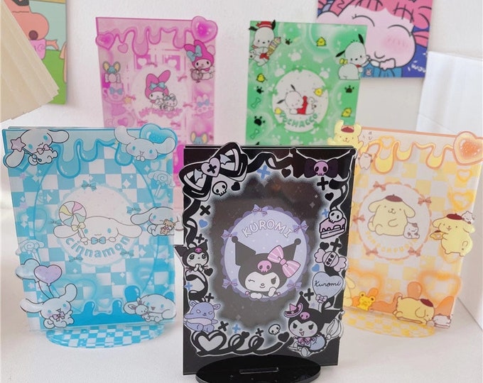 Sanrio Style Acrylic Photo Frame - Kuromi, My Melody, Pompompurin ...