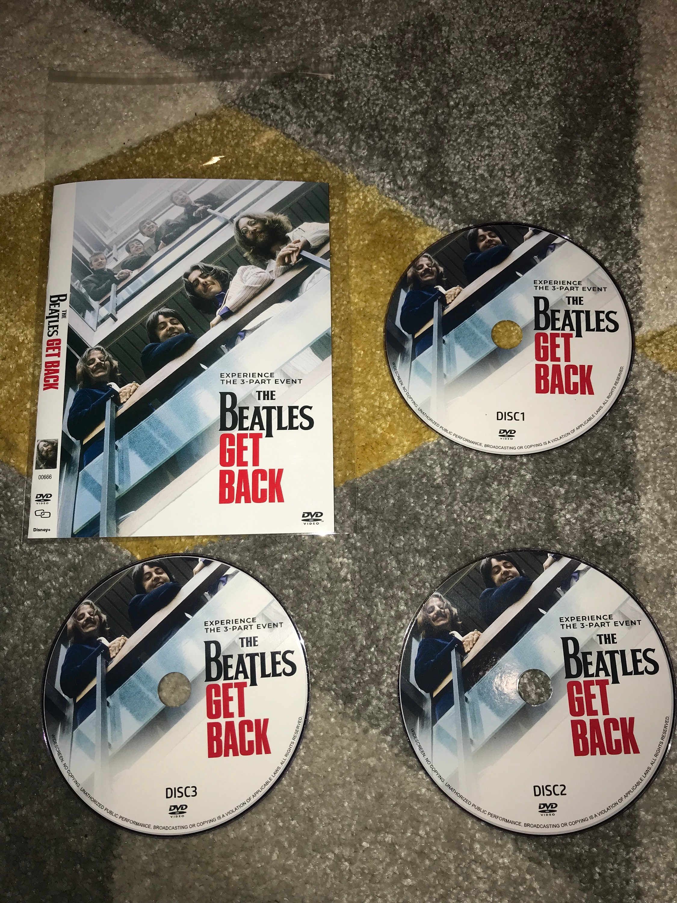 The Beatles : Get Back 3disc DVD SET Peter Jackson's - Etsy Finland