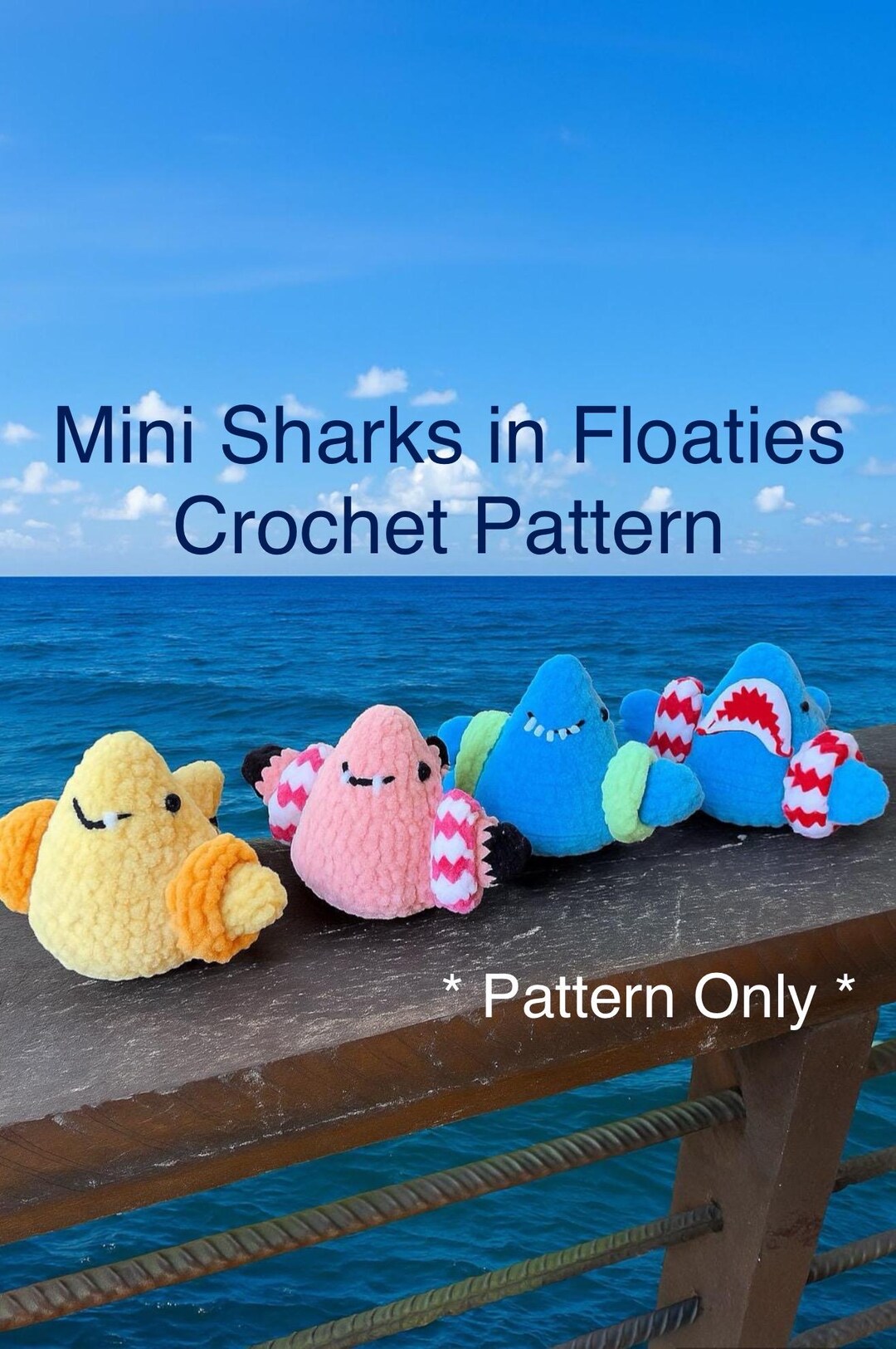 Mini Sharks in Floaties Crochet Pattern - Etsy