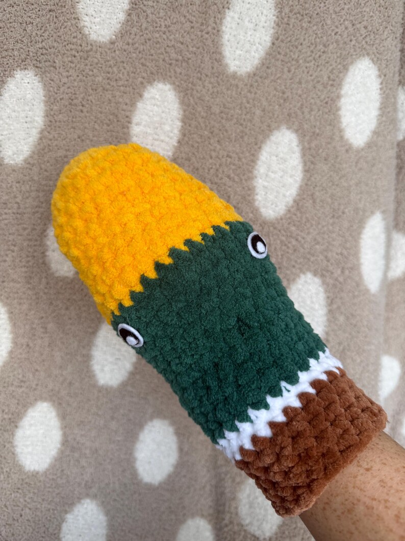 Duck Mittens Crochet Pattern - Etsy