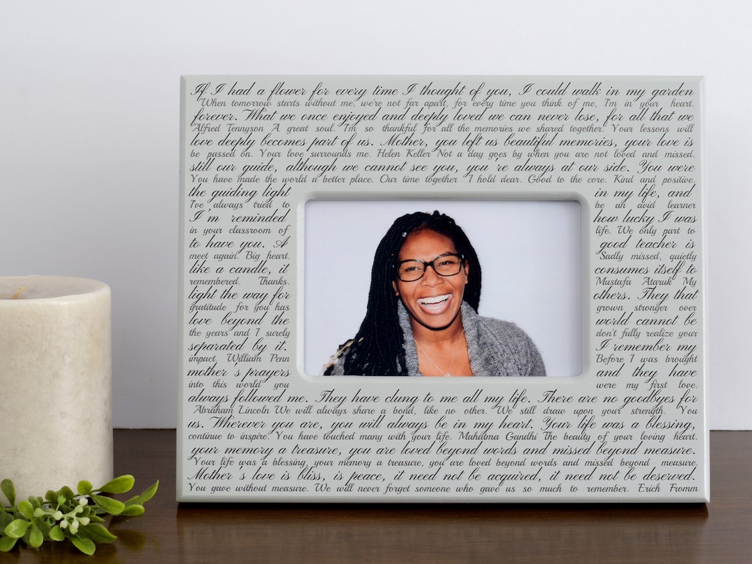 Loss of Friend Remembrance Frame | Loss of Friend or Family Member Gift ...