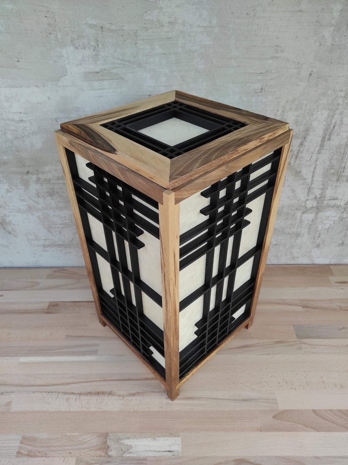 Shoji Table Lamp/floor Lamp/paper Lamp/japanese Table Lamp/wood Lamp ...