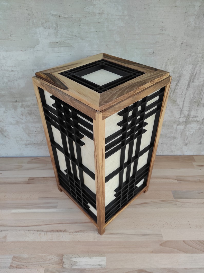 Shoji Table Lamp/floor Lamp/paper Lamp/japanese Table Lamp/wood Lamp ...
