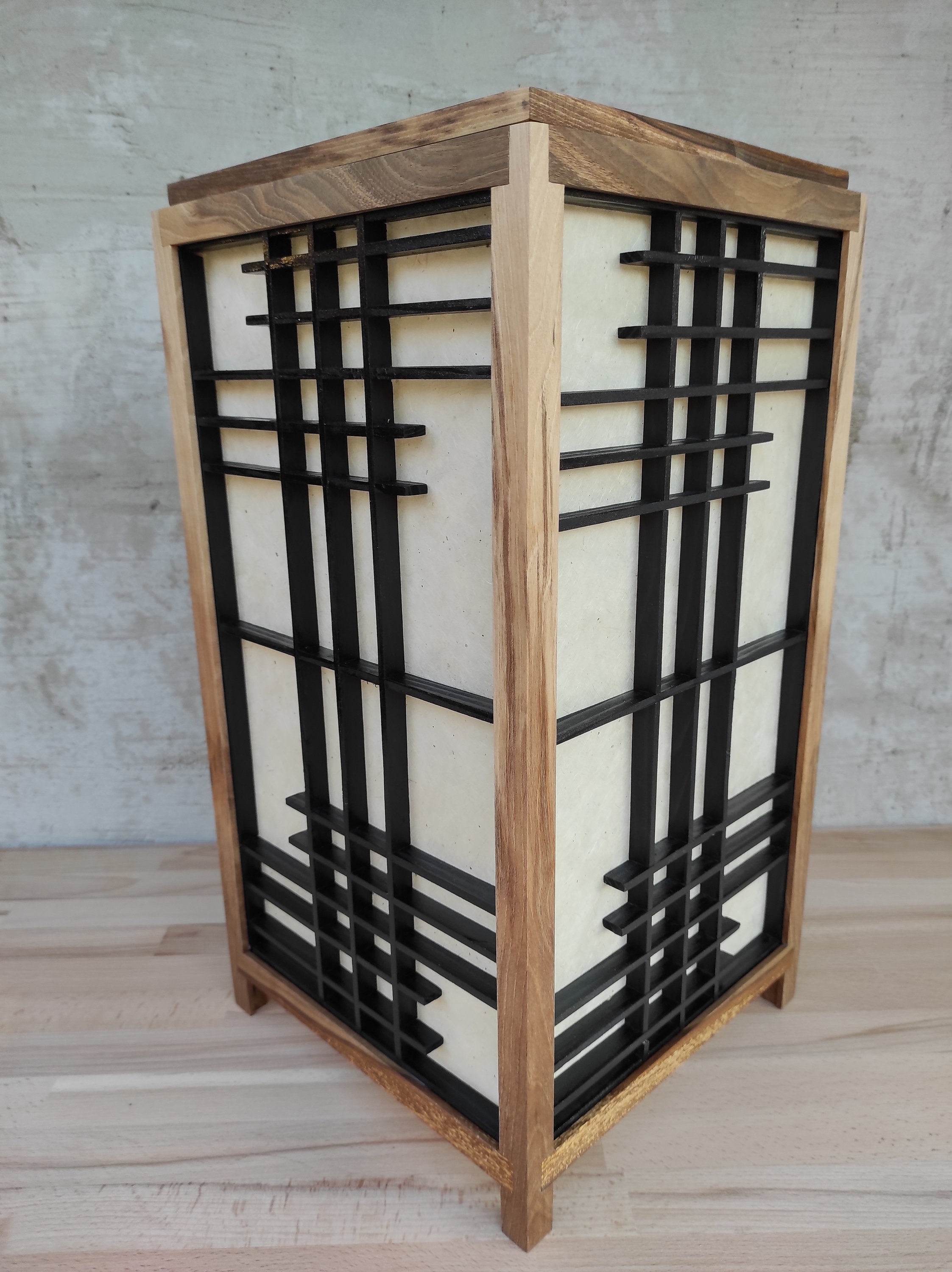 Shoji Table Lamp/floor Lamp/paper Lamp/japanese Table Lamp/wood Lamp ...