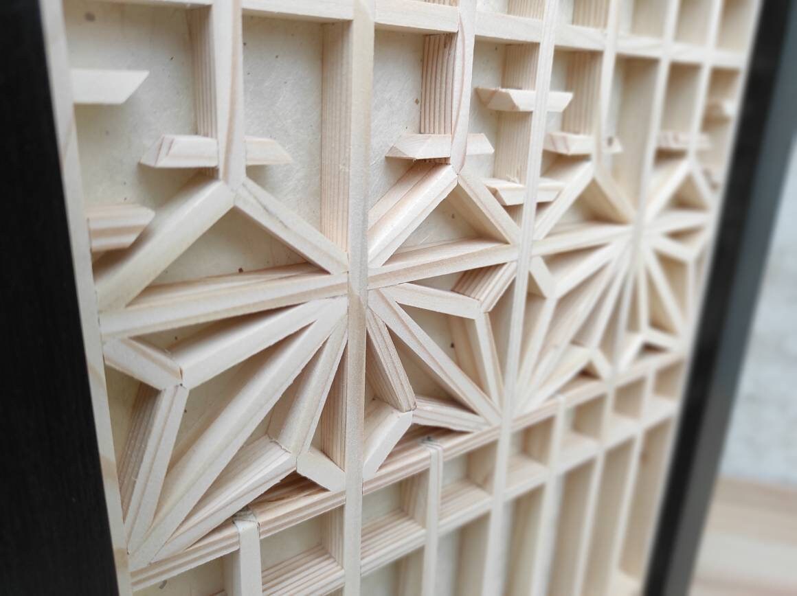 Japanese Floor Lamp/ Kumiko Lamp/andon Lamp - Etsy