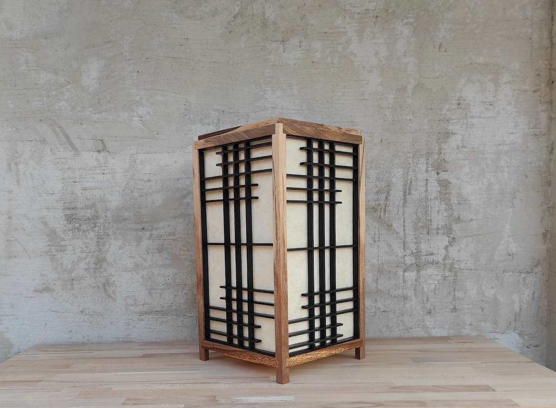 Shoji Table Lamp/floor Lamp/paper Lamp/japanese Table Lamp/wood Lamp ...