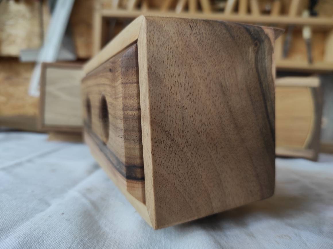 Desk Clock / Mid Century Modern Desk Clock / Handmade Desk Clock ...