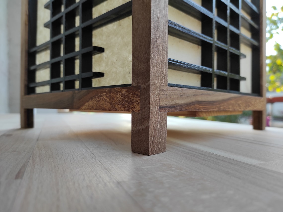 Shoji Table Lamp/floor Lamp/paper Lamp/japanese Table Lamp/wood Lamp ...