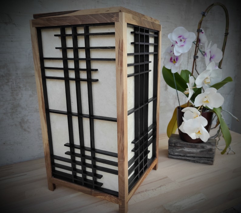 Shoji Table Lamp/floor Lamp/paper Lamp/japanese Table Lamp/wood Lamp ...