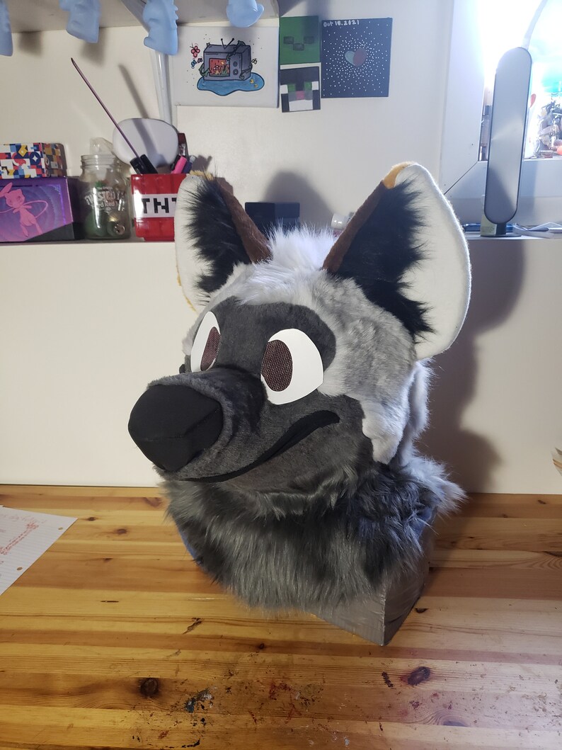 Maned Wolf Fursuit Head - Etsy