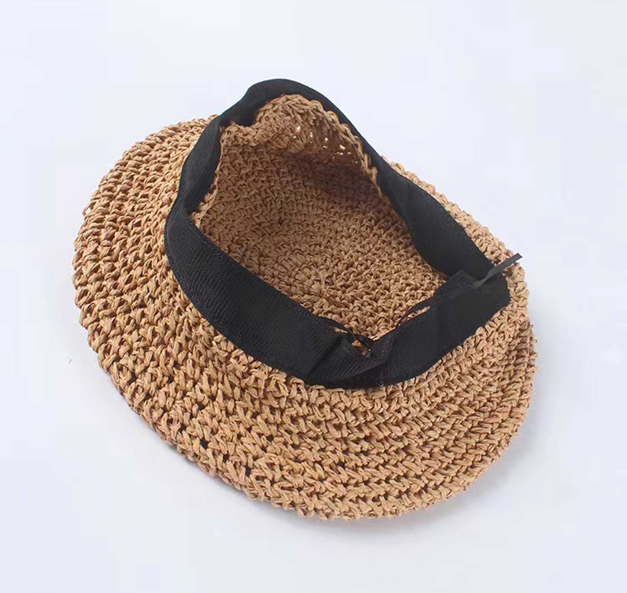 Handmade Women Straw Beret Hat, Painter Hat, Beret for Women, Paper ...