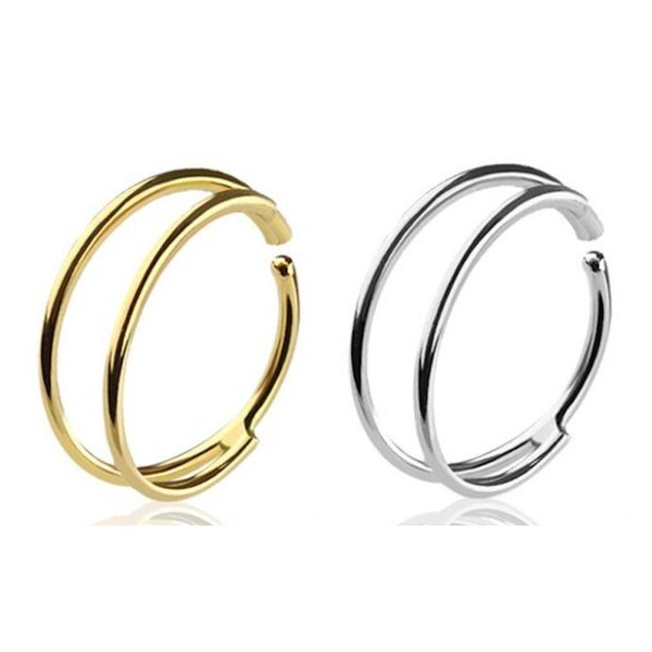 Double Lobe Piercing - Etsy