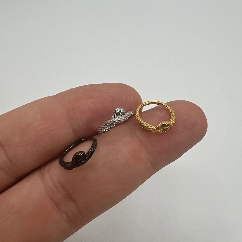 Snake Nose Ring - Etsy