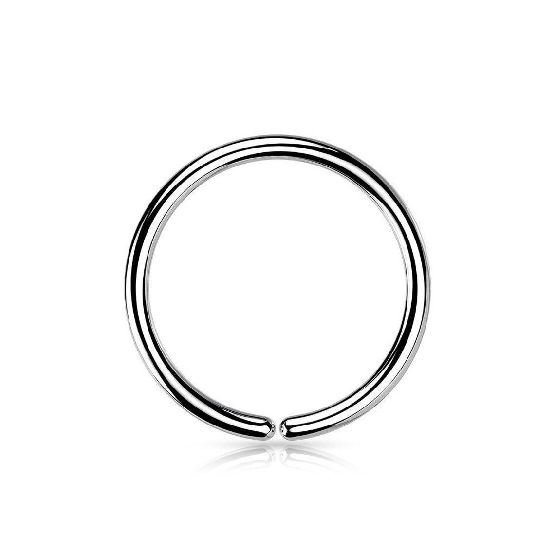 Nose Ring Hoop Bendable Adjustable Implant Grade Titanium - Etsy