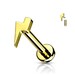 Lightening Bolt Screw Back Piercing Implant Grade Titanium - Etsy
