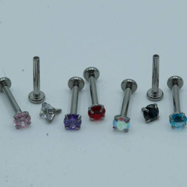 Surgical Steel Threaded Nose Stud - Etsy