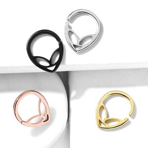 Alien Bendable Septum Ring Hoop Daith Ring Nose Ring Cartilage - Etsy