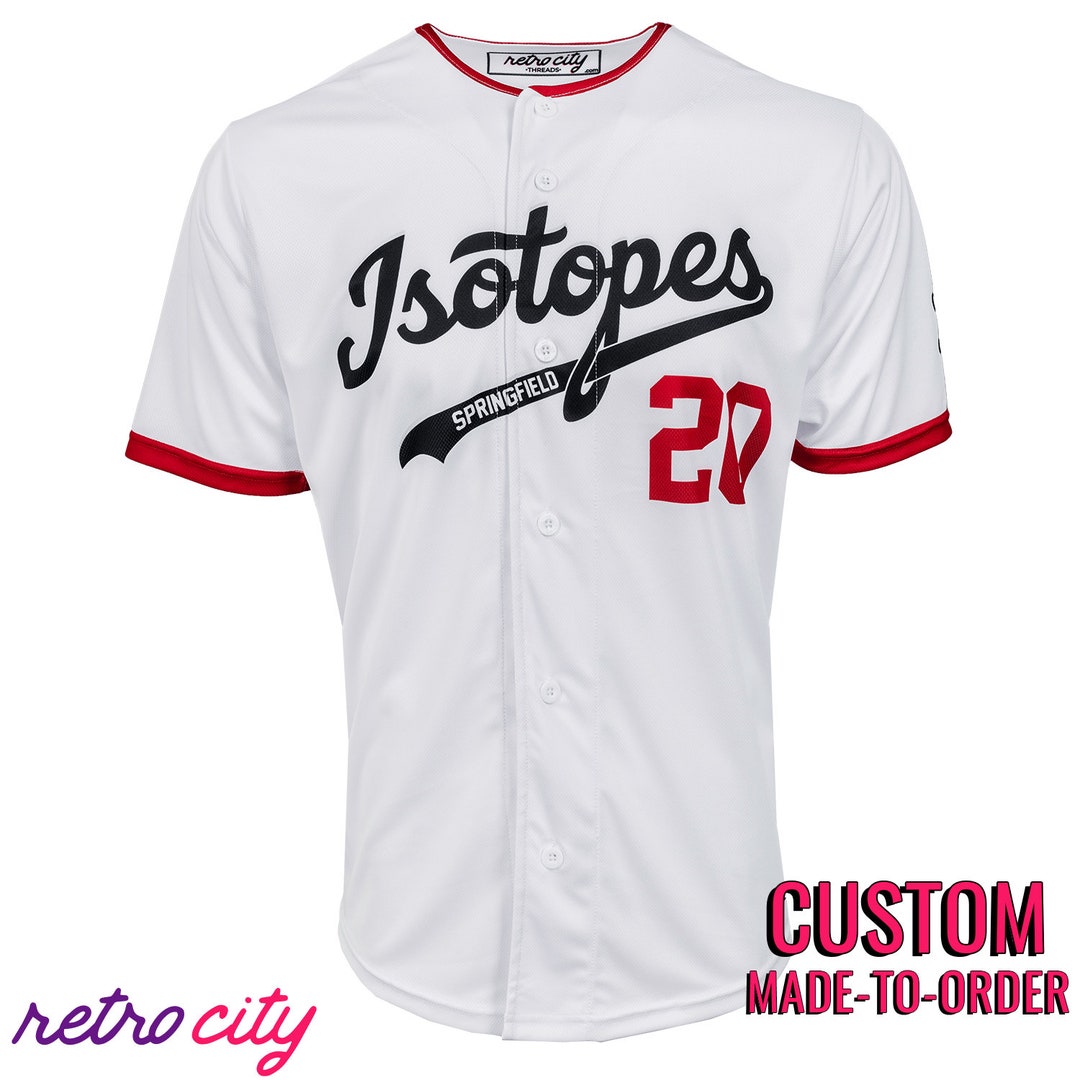 Springfield Isotopes Full-button Baseball Jersey *CUSTOM* - Etsy