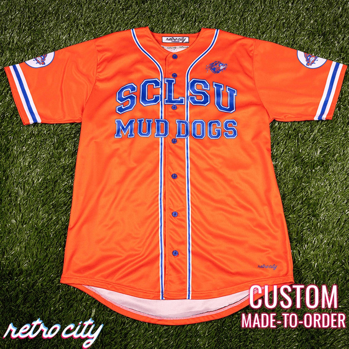 SCLSU Mud Dogs the Waterboy Bobby Boucher Full-button Baseball - Etsy