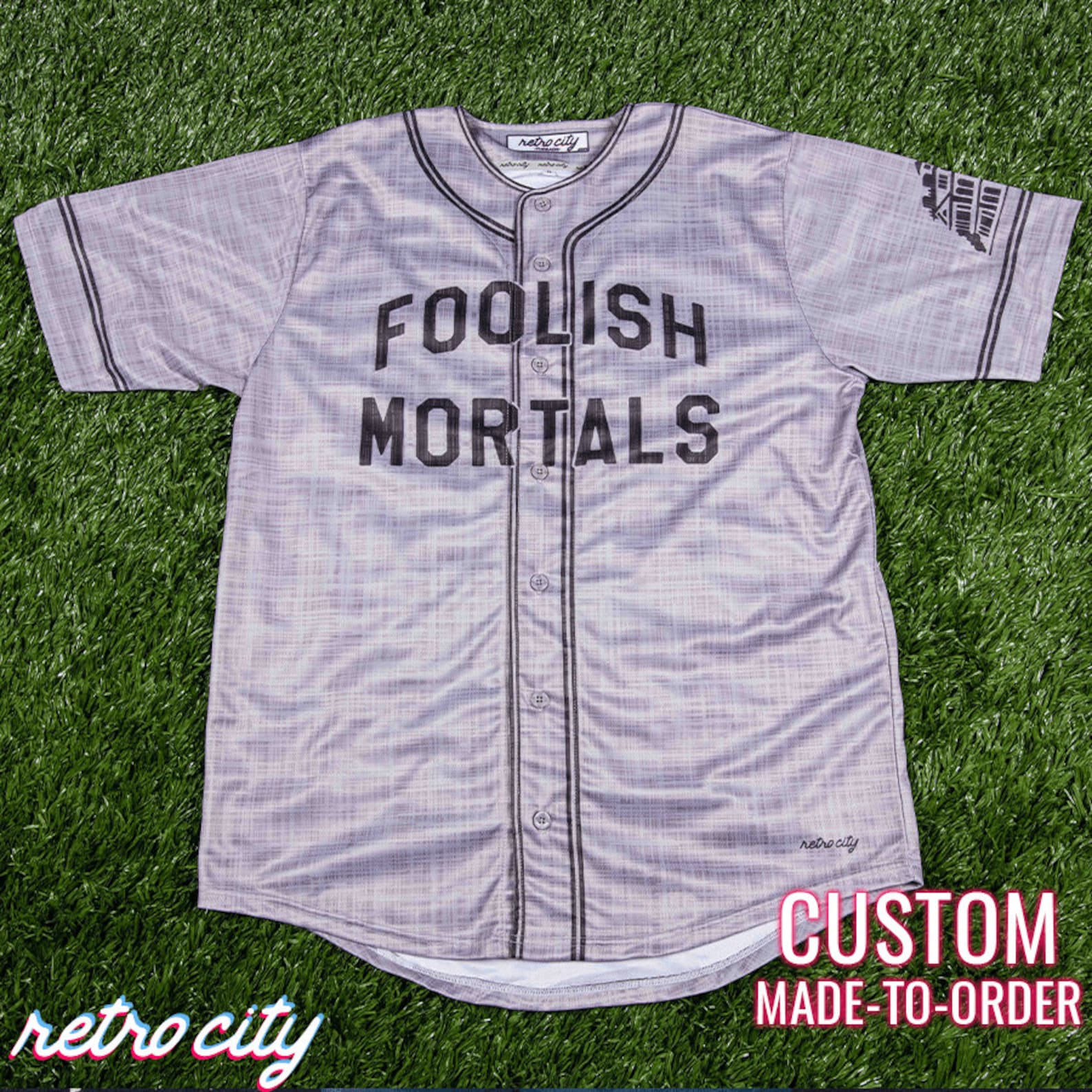 Foolish Mortals Haunted Mansion Disney Ride Full-button Baseball Fan ...