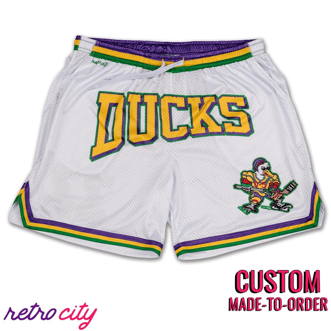 Mighty Ducks Goldberg Retro Mesh Pocket Shorts *CUSTOM* - Etsy