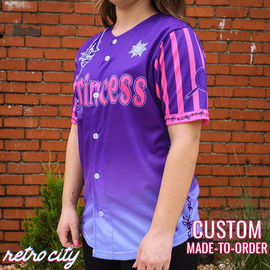 Princess Rapunzel Tower Princess Baseball Jersey sold by Aware | SKU ...
