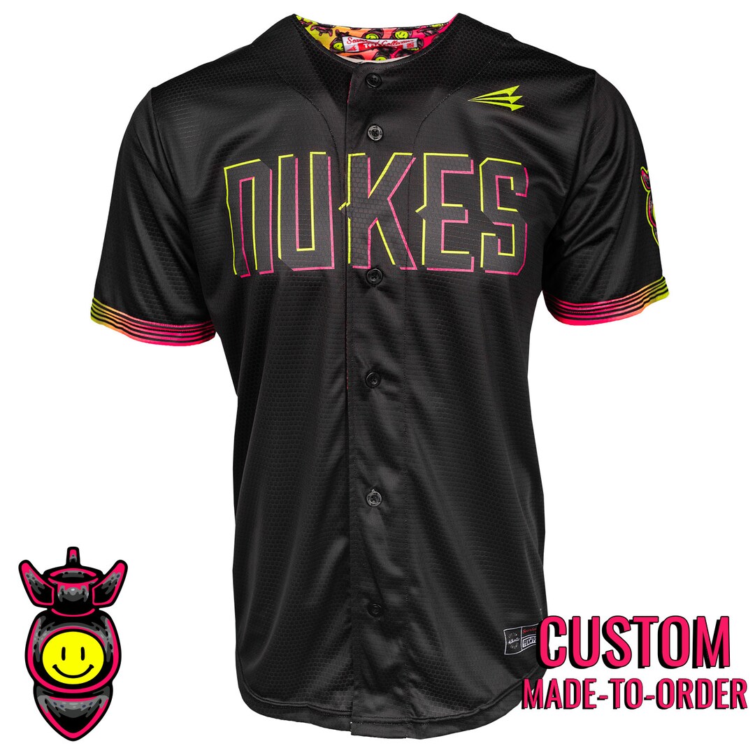 Nukes Baseball Player Full-button Baseball Jersey *CUSTOM* - Etsy