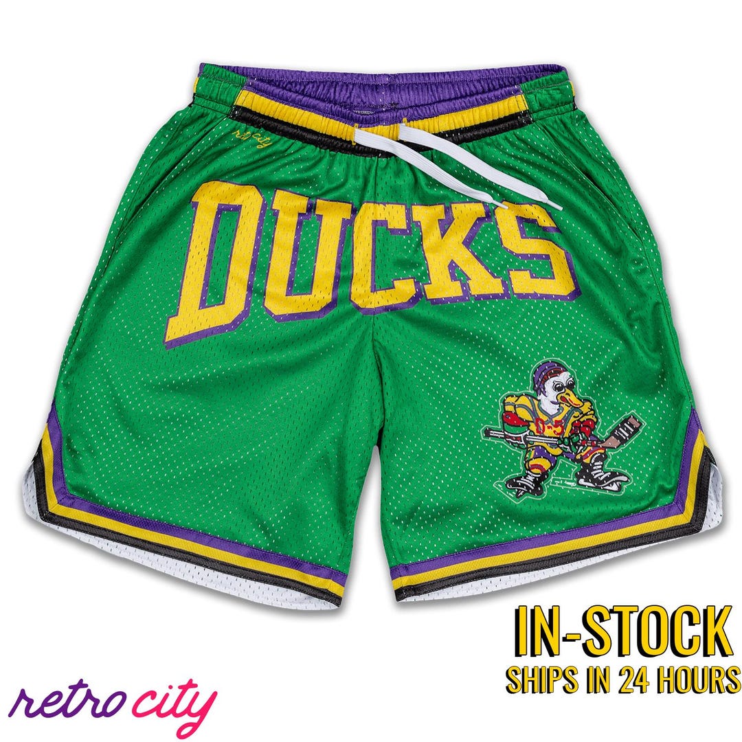 Mighty Ducks Hockey Retro Mesh Pocket Shorts *IN STOCK* - Etsy