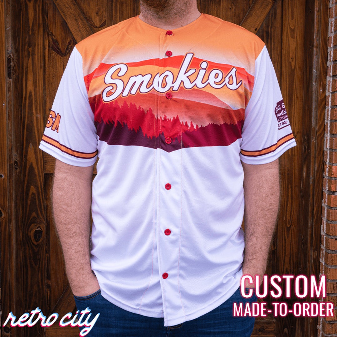 Great Smoky Mountains National Park Tennessee Baseball Jersey CUSTOM - Etsy