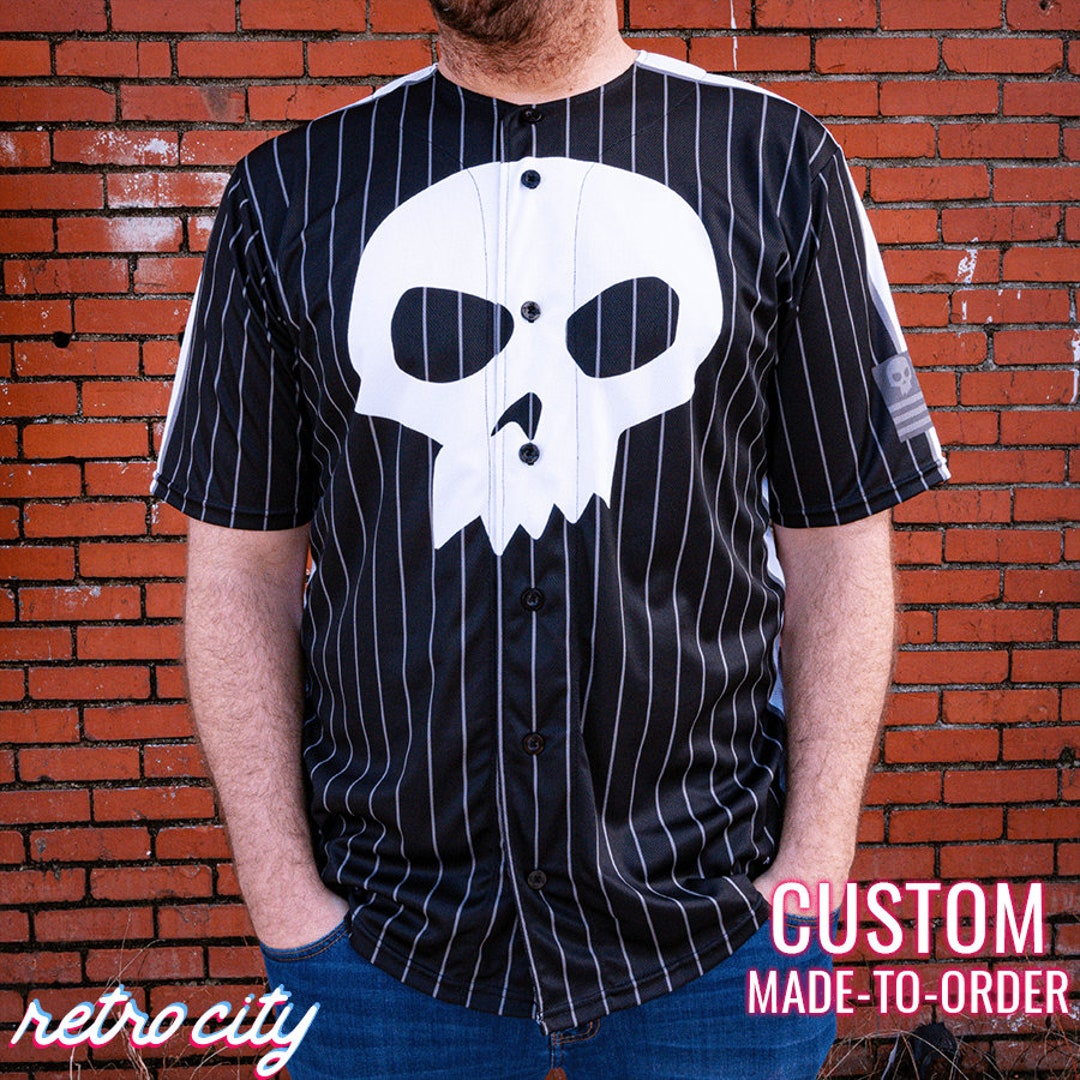 Sid Phillips 'toy Story' Disney Movie Pinstripe Baseball Fan Jersey ...