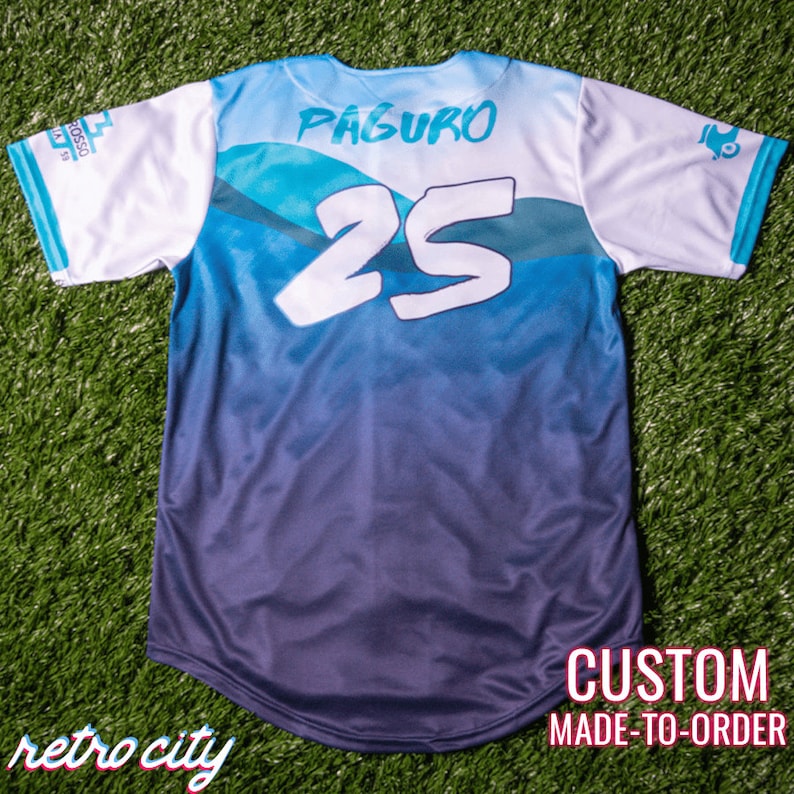 Portorosso Underdogs 'luca' Disney Movie Vespa Baseball Jersey *CUSTOM ...