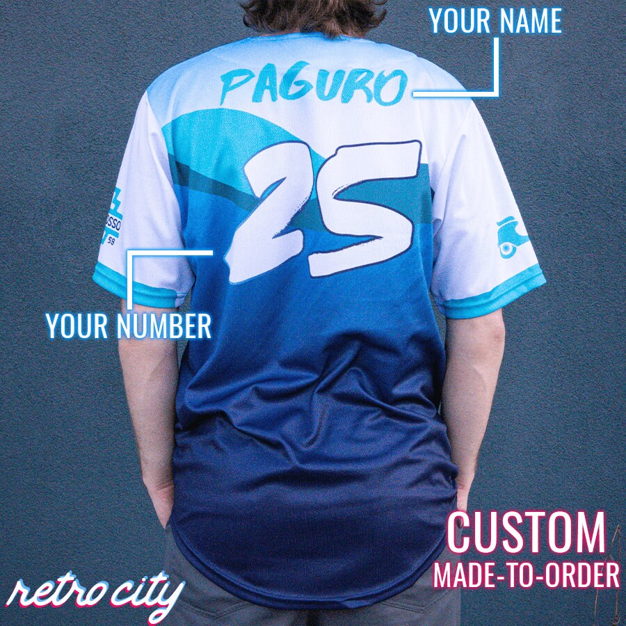 Portorosso Underdogs 'luca' Disney Movie Vespa Baseball Jersey *CUSTOM ...
