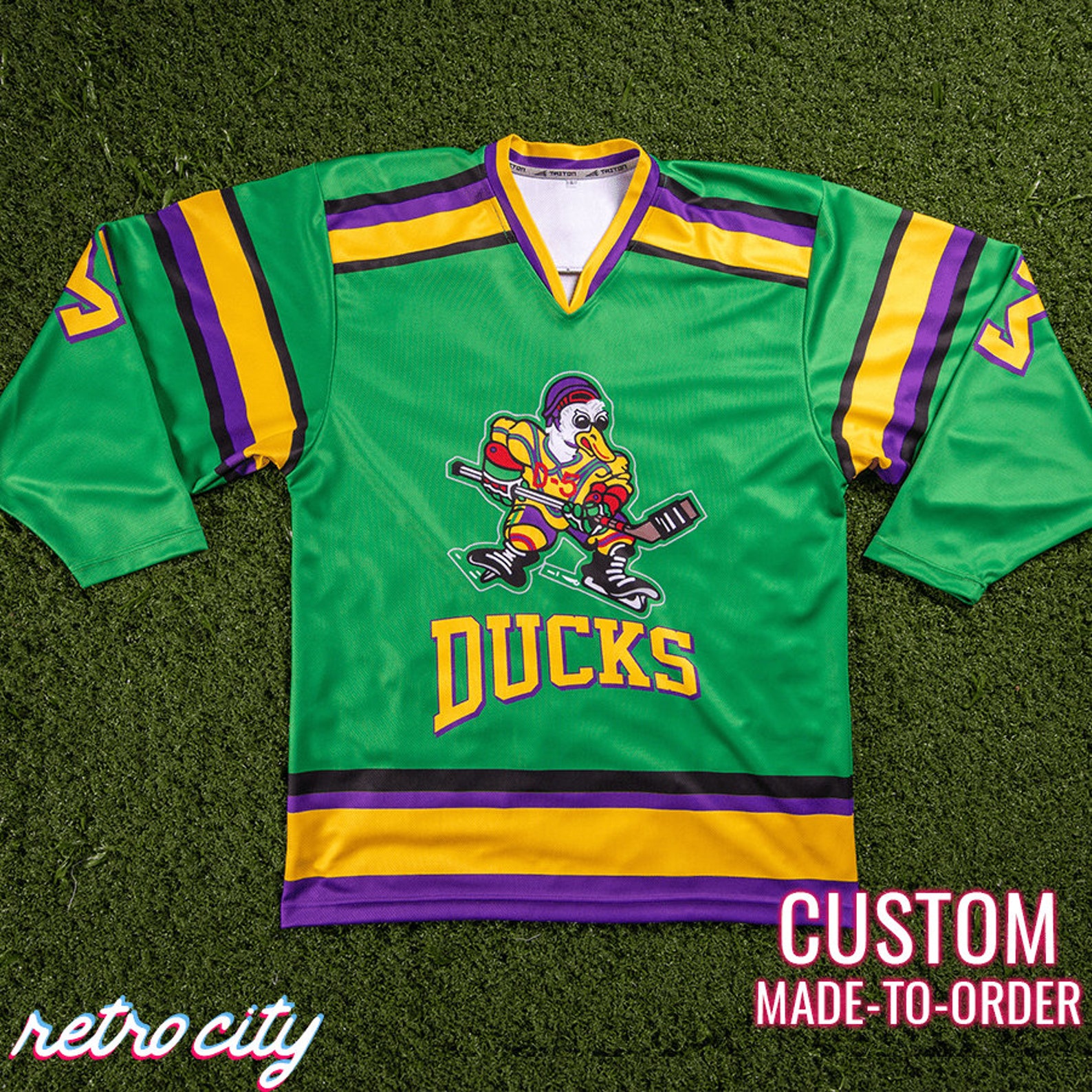 The Mighty Ducks Movie Goldberg Custom Hockey Jersey *CUSTOM* - Etsy