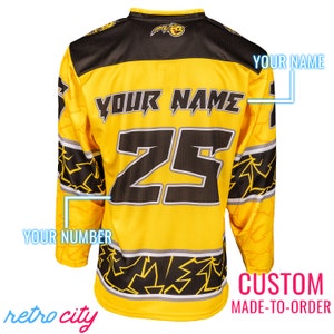 Shock Hockey Jersey Sweater *CUSTOM* - Etsy