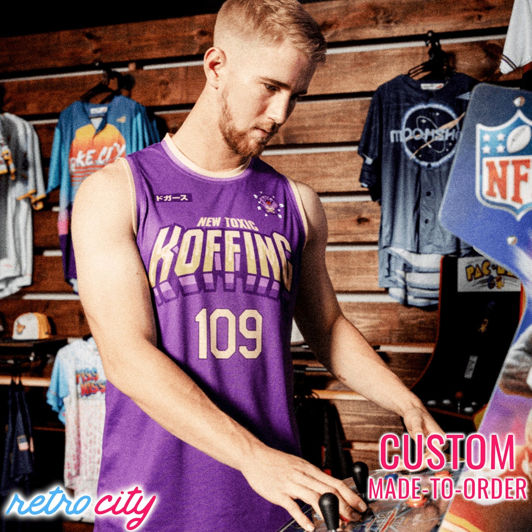 New Toxic Koffing Pokemon Basketball Jersey *CUSTOM* - Etsy