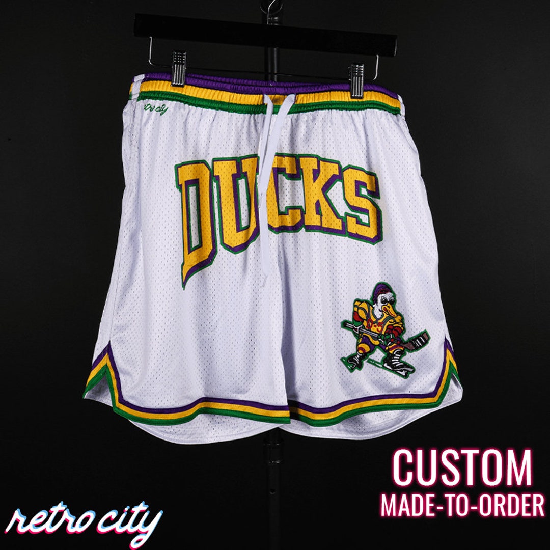 Mighty Ducks Gordon Bombay Retro Mesh Pocket Shorts CUSTOM - Etsy