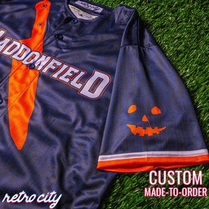 Halloween Haddonfield Michael Myers Horror Movie Baseball Jersey Shirt ...