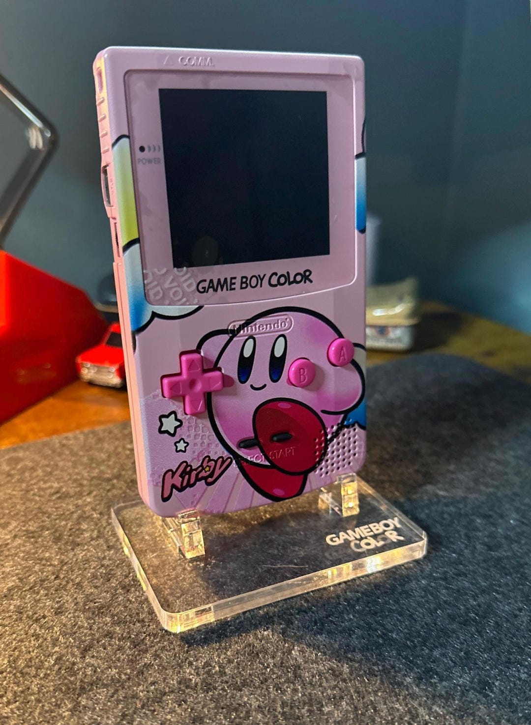 Gameboy Color Kirby Mod Xl IPS 2.6” Screen *pink Shell and Buttons ...