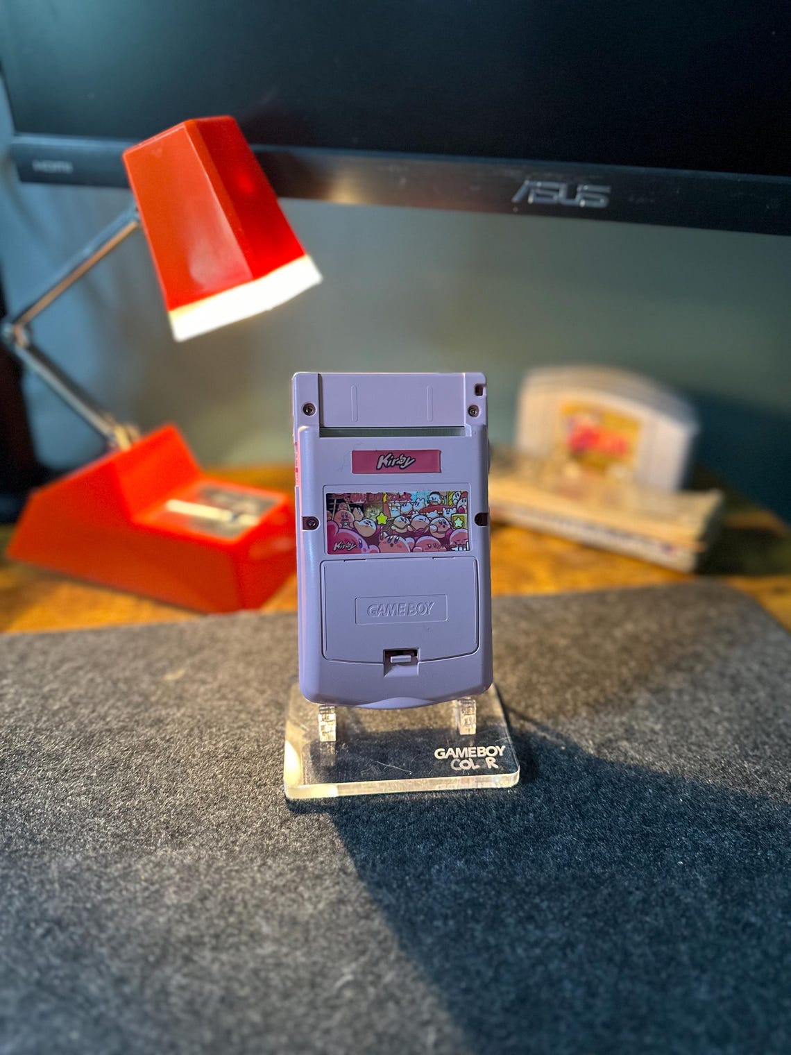 Gameboy Color Kirby Mod Xl IPS 2.6 Screen pink Shell and Buttons - Etsy