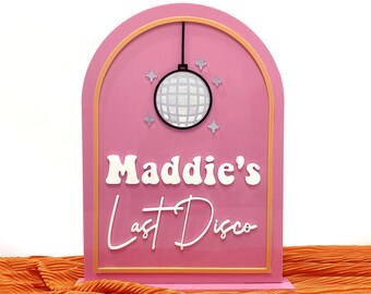 Retro Disco Welcome Sign - Etsy