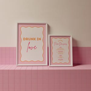 Printable Bar Signage Bundle Wavy Sign Digital Download DIY Signage ...