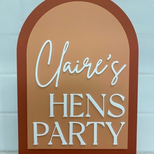 Two Tone Acrylic Sign Colourful Signage Bridal Shower - Etsy