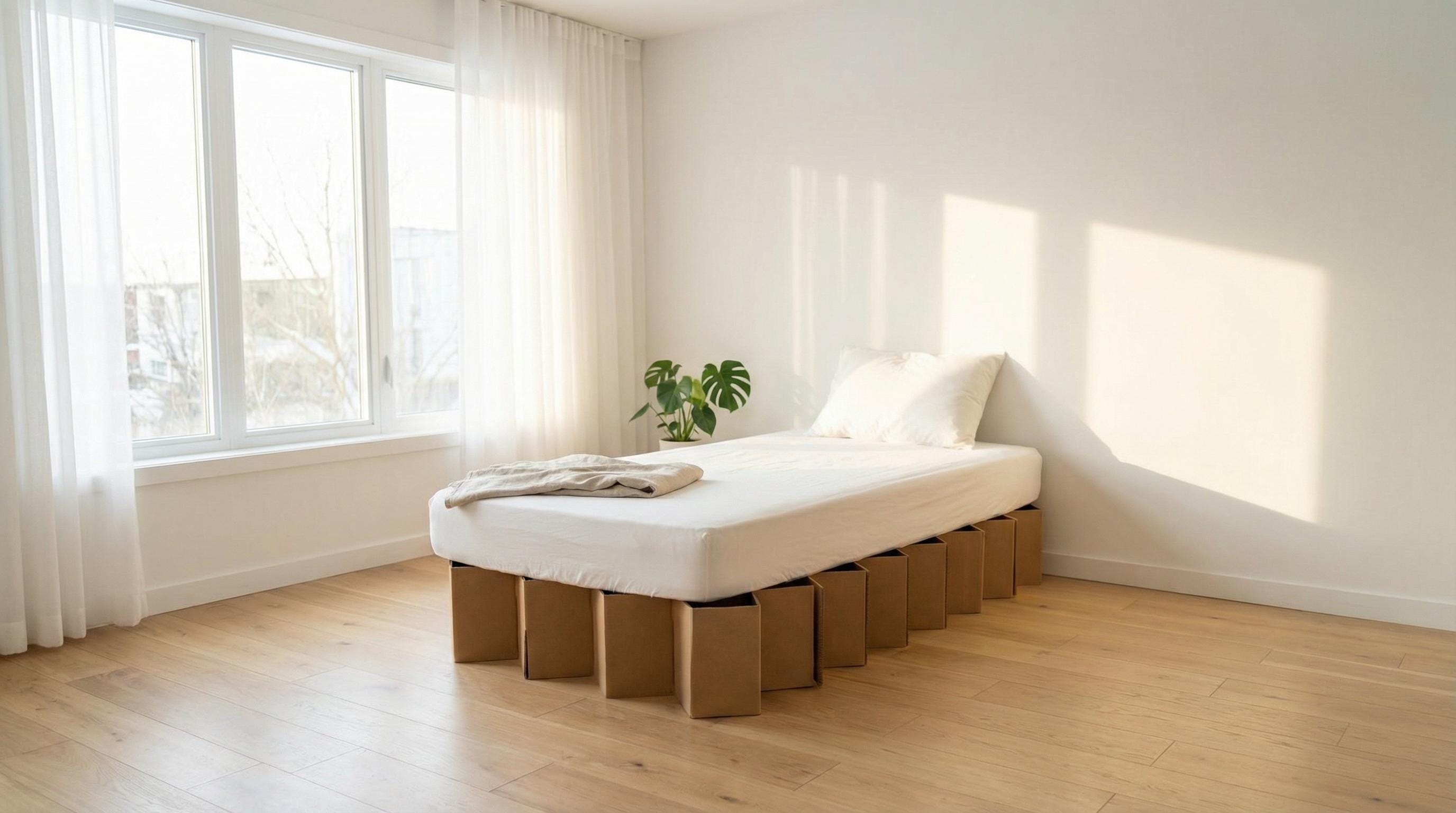 Foldable Cardboard Bed Frame Eco-friendly | Zero Waste Sustainable ...