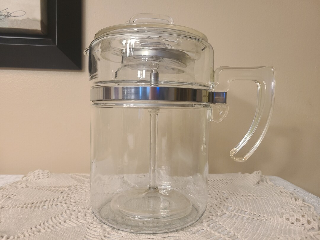 Vintage Pyrex 9 Cup Perculator Pot Flameware Model 7829H - Etsy