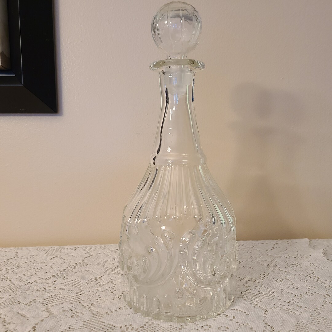 Adams Clear Glass Decanter by Pilgrim Glass Reproduction for the ...