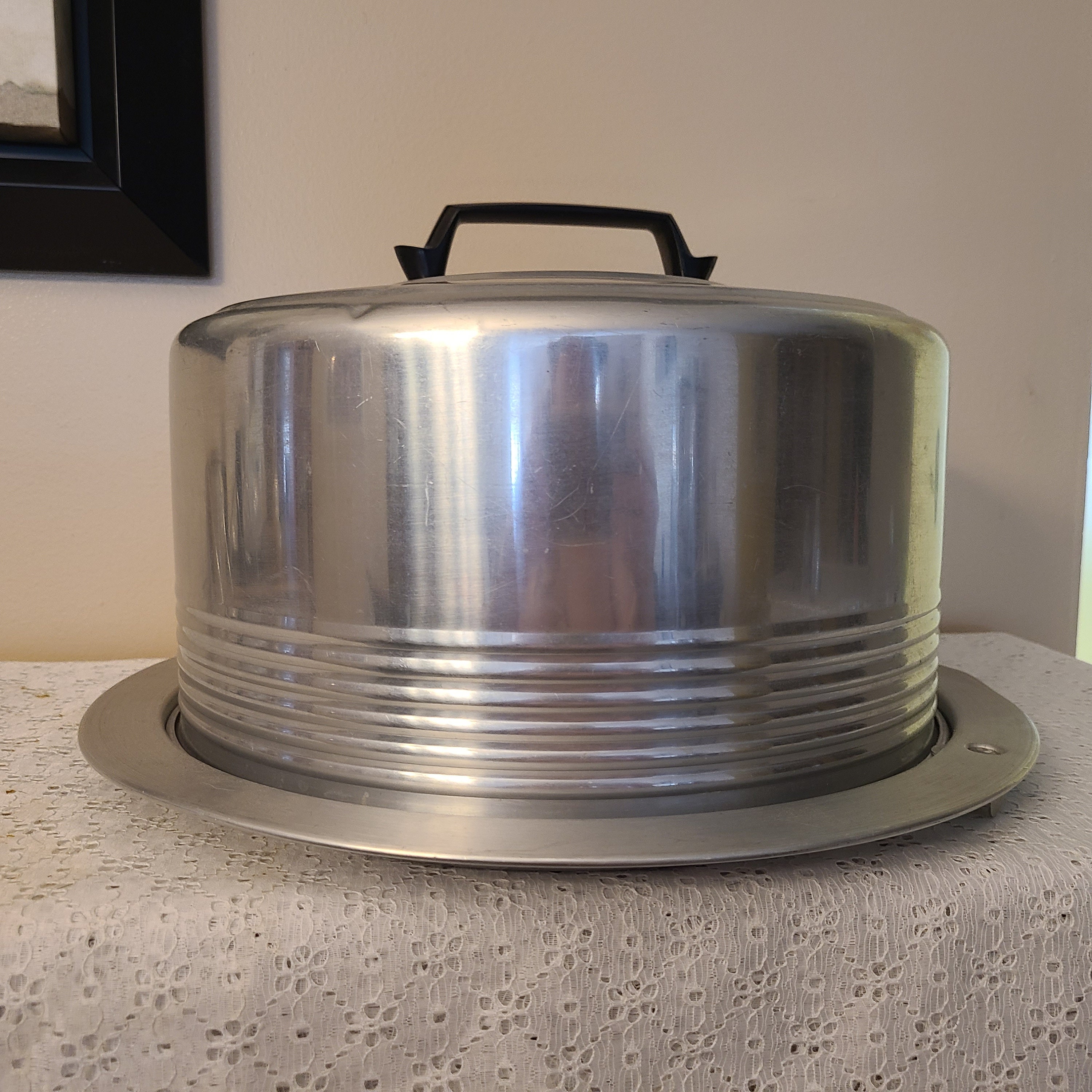 VINTAGE Regal Ware Aluminum Cake Carrier W/ Handle & Locking - Etsy