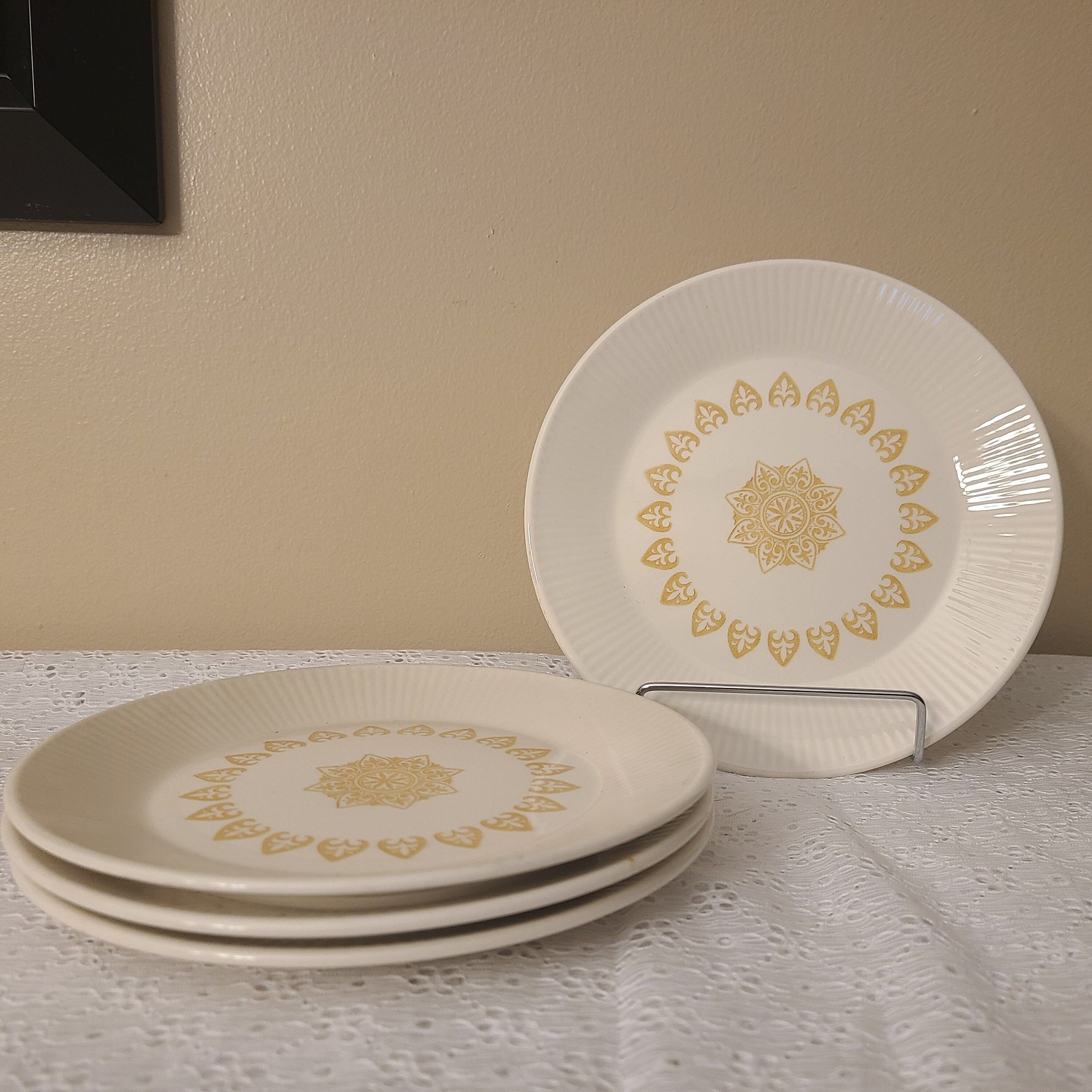 Sheffield Stoneware Serenade Pattern Bread Dessert Plate - Etsy