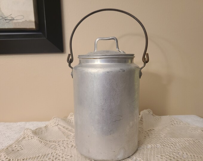 Betty Bright 8 Inch Aluminum Cream Dairy Can With Carry Handle - Etsy