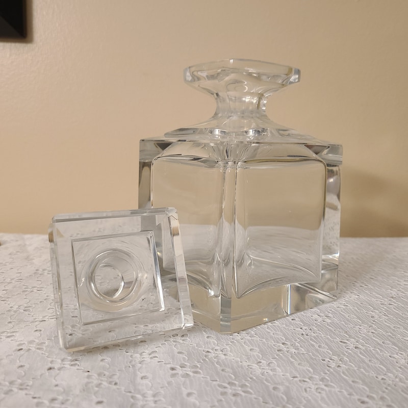 Square Decanter - Etsy